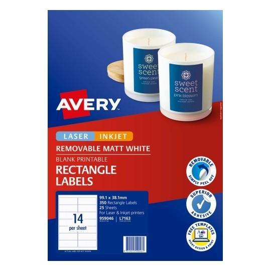 Avery L7163 Labels 14's x 25 Sheets | Avery — Discount Office