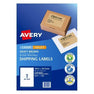 Avery L7168 Kraft Brown Labels 2's x 20 Sheets | Avery — Discount Office
