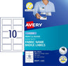Avery L7427 10 per Sheet Fabric Badge Labels 88 x 52mm x 15 Sheets pac ...