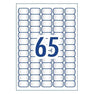 Avery L7551 Clear Labels 65's x 25 Sheets | Avery — Discount Office