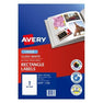 Avery L7768 Glossy Photo Quality Multi-Purpose Labels 2's x 25 Sheets ...