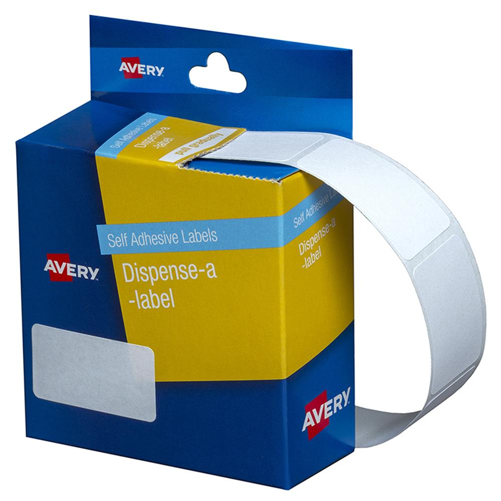 Avery Label Dispenser DMR1936W 19x36mm White 450 Pack | Avery ...