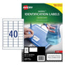 Avery NoPeel L6145 Labels 40's x 10 Sheets | Avery — Discount Office