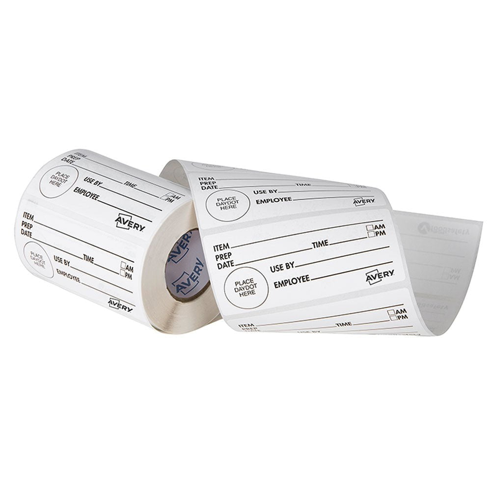 Avery Shelf Life Information Labels, 102mm x 47mm, 500 Labels | Avery ...