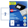 Avery Weatherproof Label L7072 199.6x143.5mm 2up 10 Sheets | Avery ...