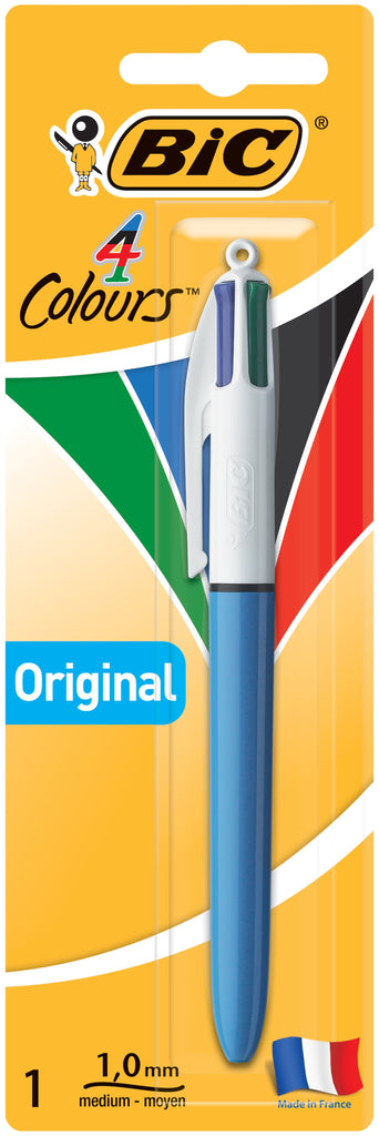 Bic Biro 4 Colour Pen, Ballpoint | 4 Colour Pens — Discount Office