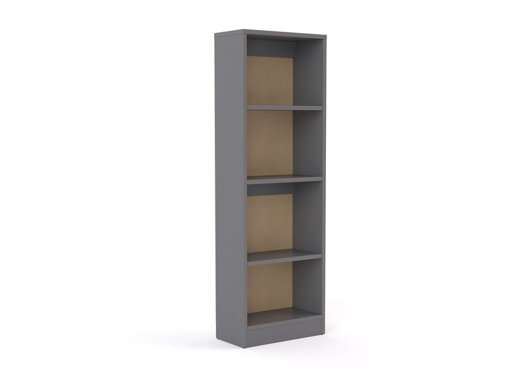 Knight's Bookcase, Bookshelf, 1800x600x300mm, Silver | Bookcases ...