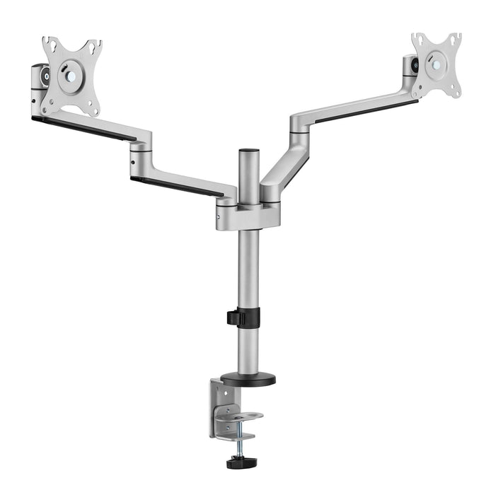 BRATECK 17"-32" Dual Arm Premium Articulating Monitor Mount. Arm Exten ...