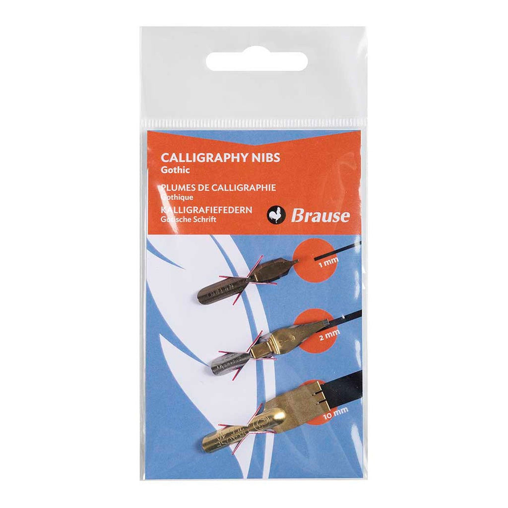 Brause Calligraphy Nib Set Gothic Styles - Set of 3 | Calligraphy Pens ...