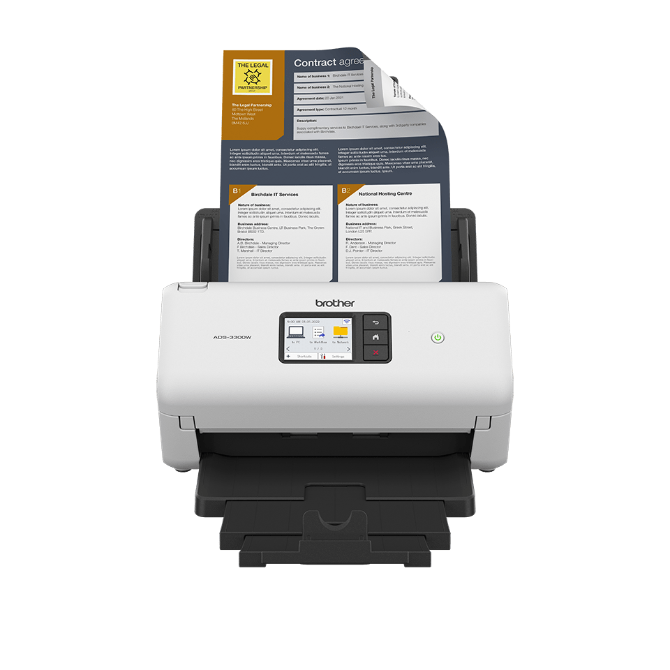 Brother ADS3300W Wireless Desktop Document Scanner | Document Scanners ...