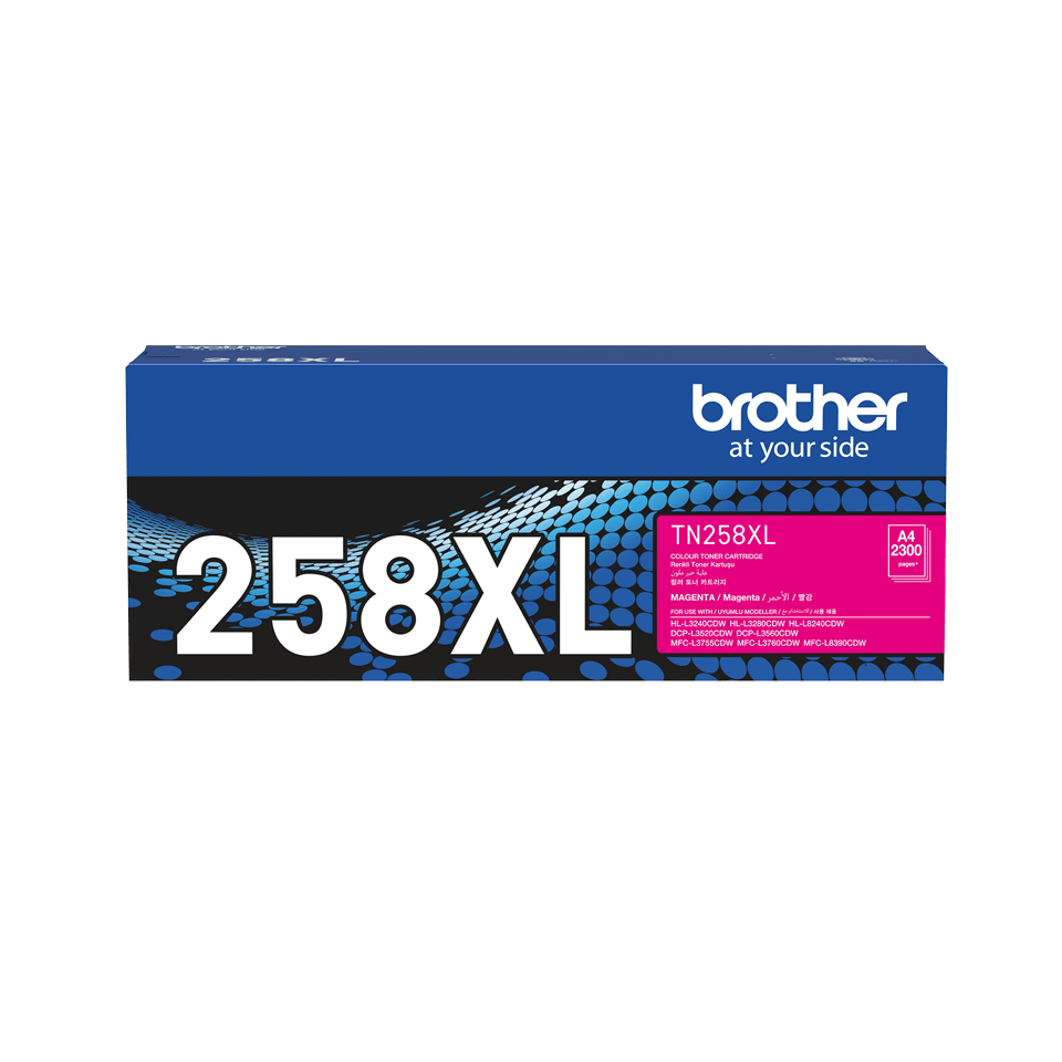 Brother TN258XL Genuine Magenta Toner Cartridge | Brother — Discount Office