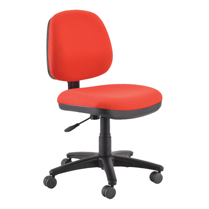 Buro Image Office Task Chair, Red Fabric, Assembled | Buro Seating ...