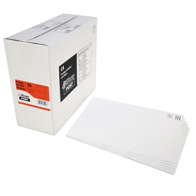 C4 / A4 Prepaid Non Window Envelope Seal Easi x Pack of 250 | Envelopes ...