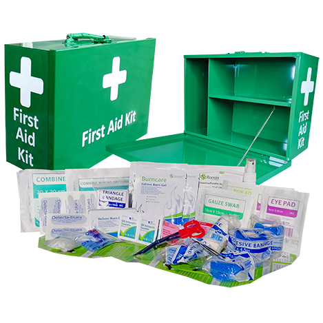Catering / Food Large First Aid Kit In Landscape Metal Box | May Mega ...