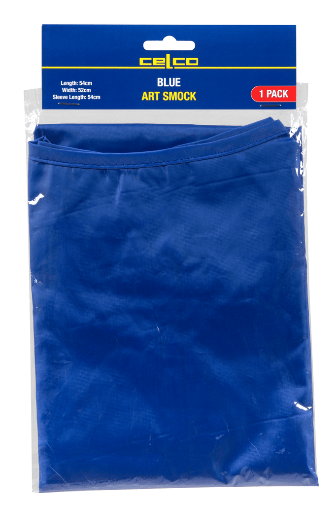 Celco Medium Polyester Art Smock - Blue x 10's pack | Aprons & Smocks ...