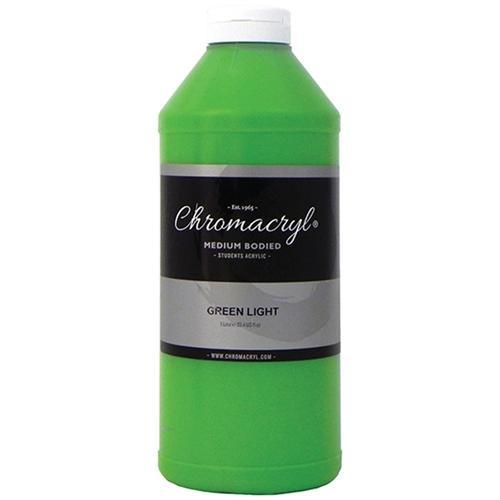 Chromacryl Acrylic Paint 1 Litre - Light Green | Acrylic Paints ...