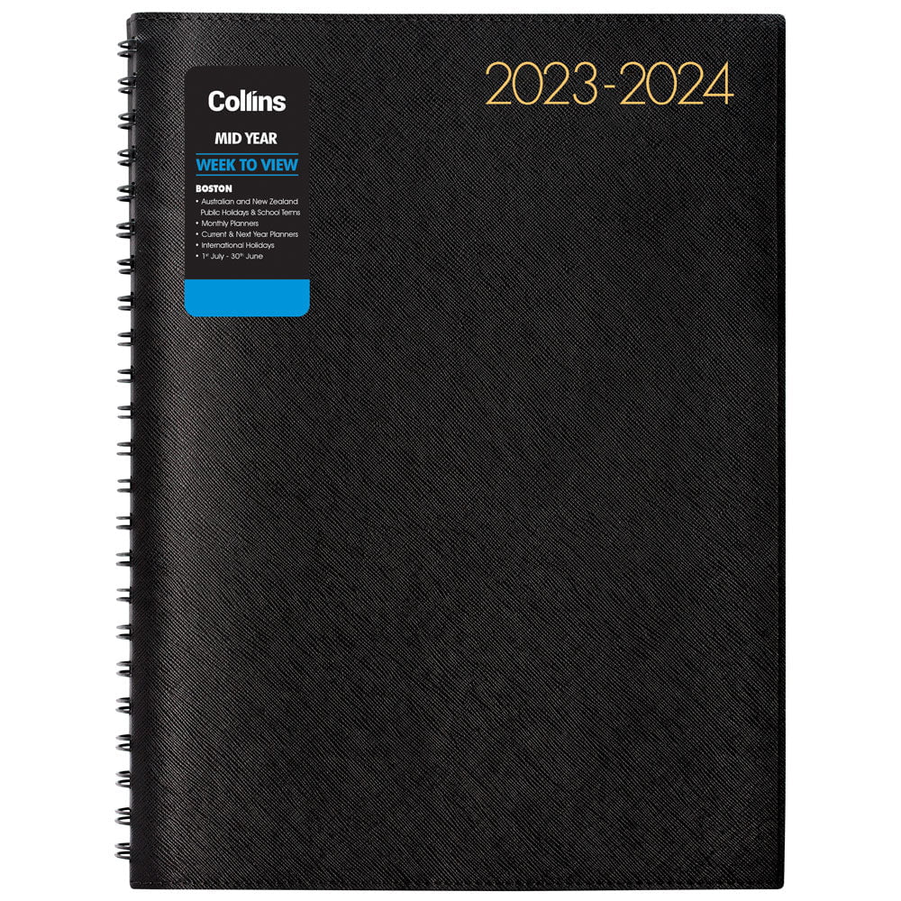 Collins Mid Year Boston A43 Appointment Diary, Week To View, 2025/2026 ...