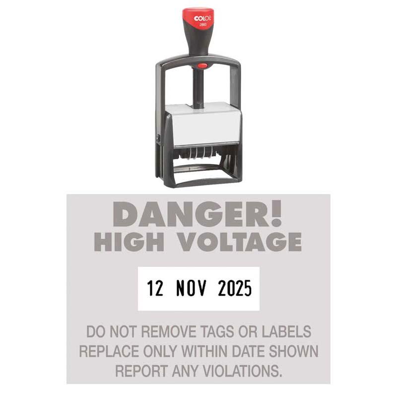 Colop Stamp Dater 2860 Metal Frame Classic 49x68mm Dual Pad | Colop ...