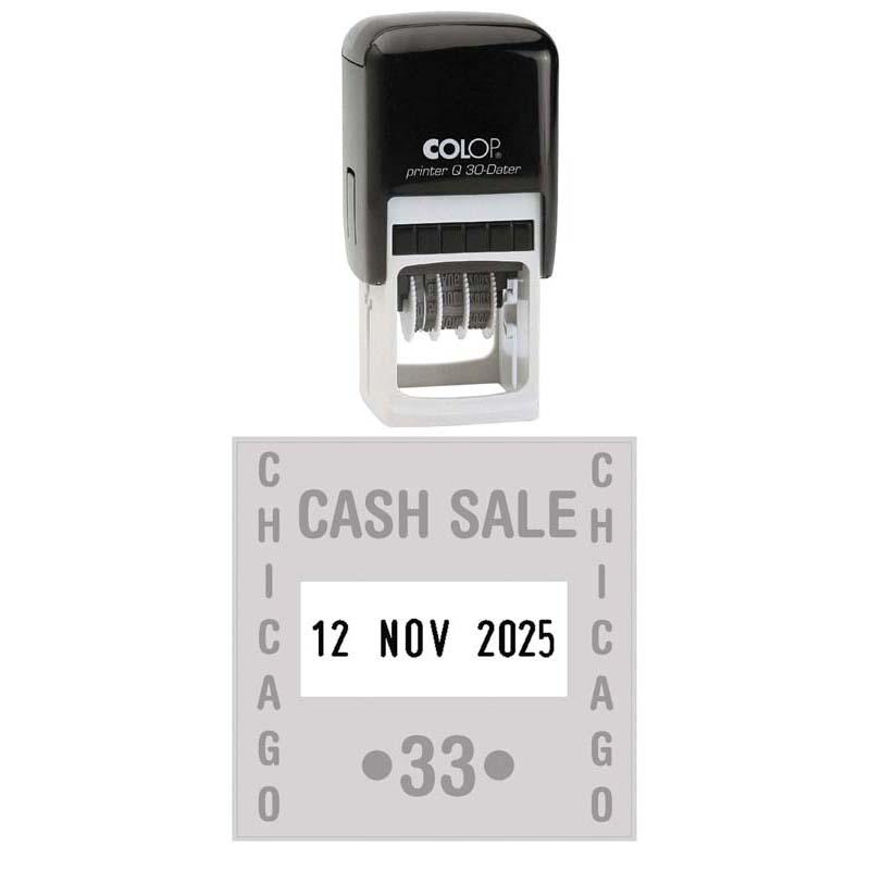 Colop Stamp Dater Q30 30x30mm | Colop — Discount Office