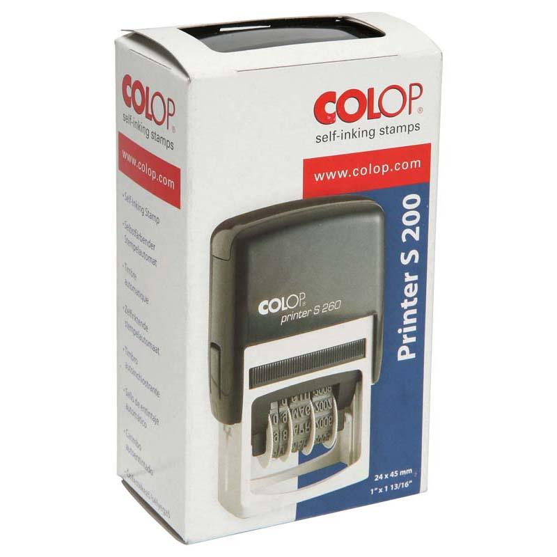 Colop Stamp Dater S260 24x45mm Date With Custom Plate | Colop ...