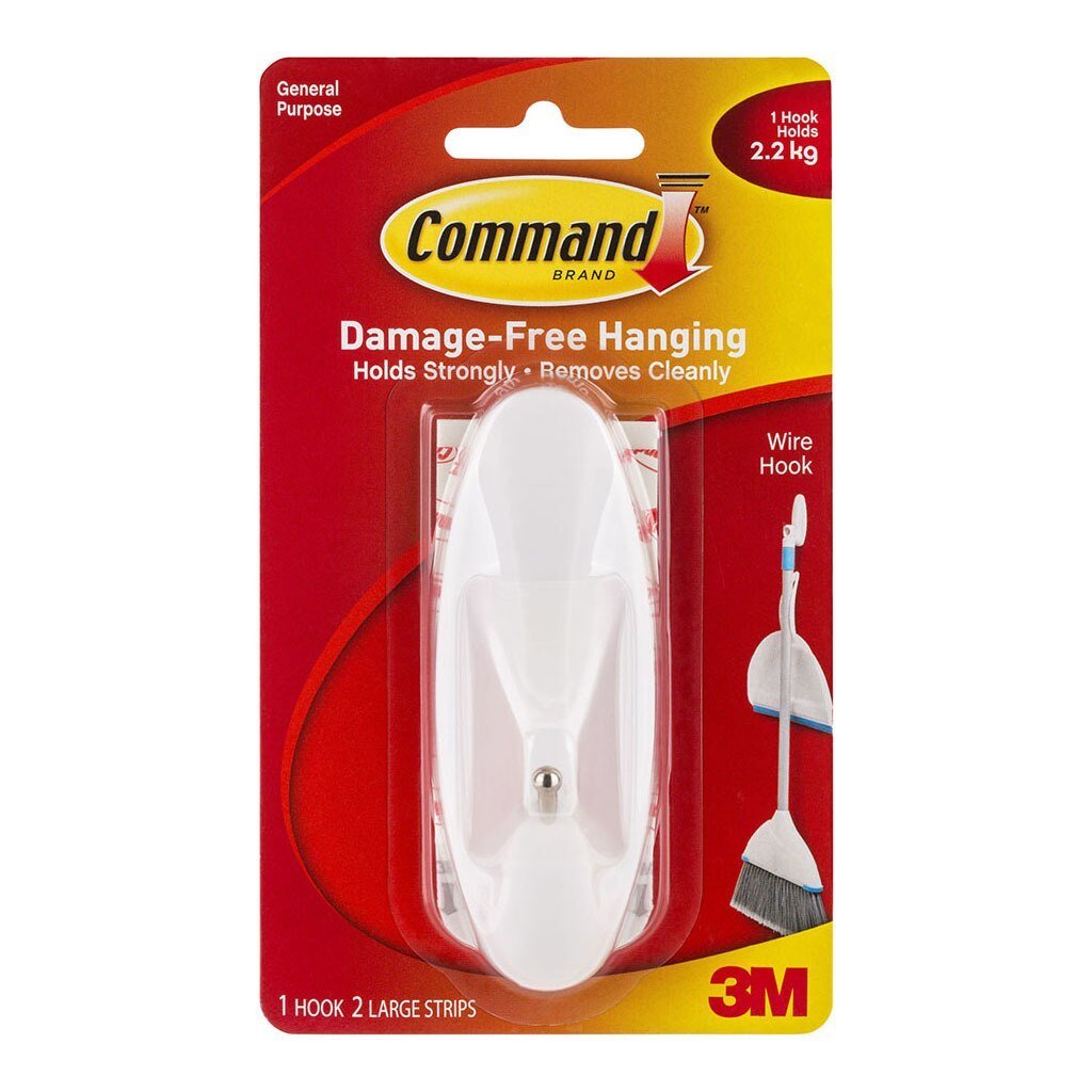Command 3M Large Wire Hook | Adhesives, Tapes & Dispensers — Discount ...