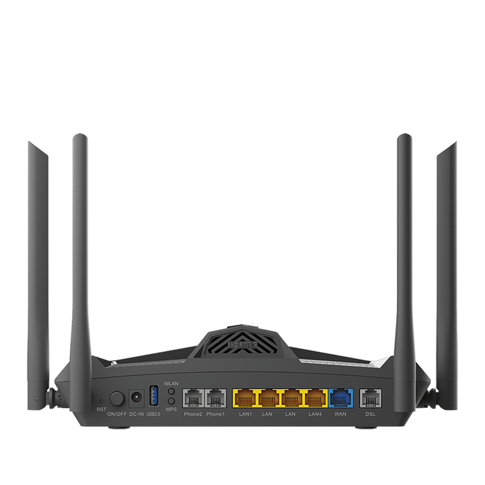 D-Link AX1800 Wi-Fi 6 VDSL2/ ADSL2+ Modem Router with VoIP | Newest ...