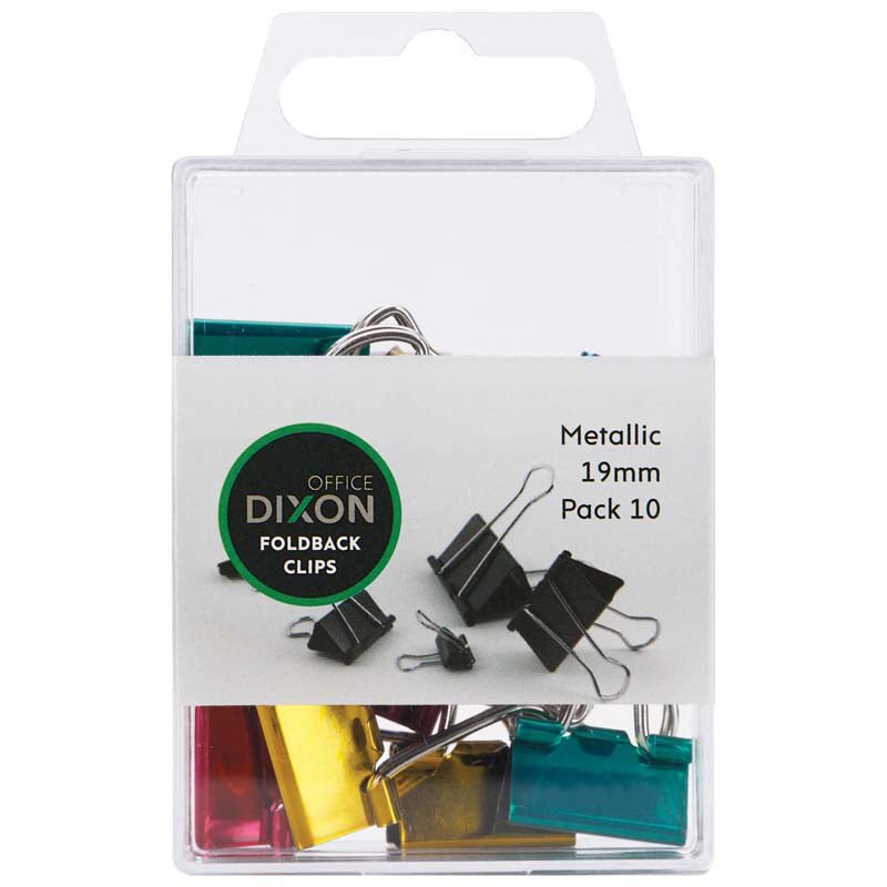 Dixon Foldback Clips 19mm x 10's pack | Clips, Pins & Fasteners ...