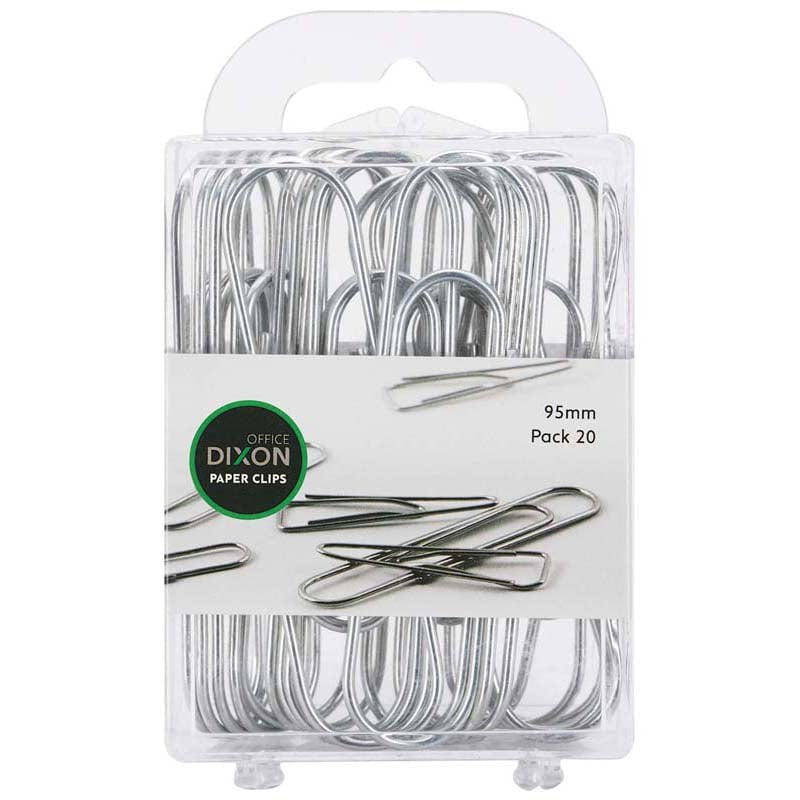 Dixon Round Paper Clips 95mm x 20 | Clips, Pins & Fasteners — Discount ...