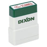 Dixon SCANNED Self Inking Rubber Stamp, Red | Desktop Essentials ...