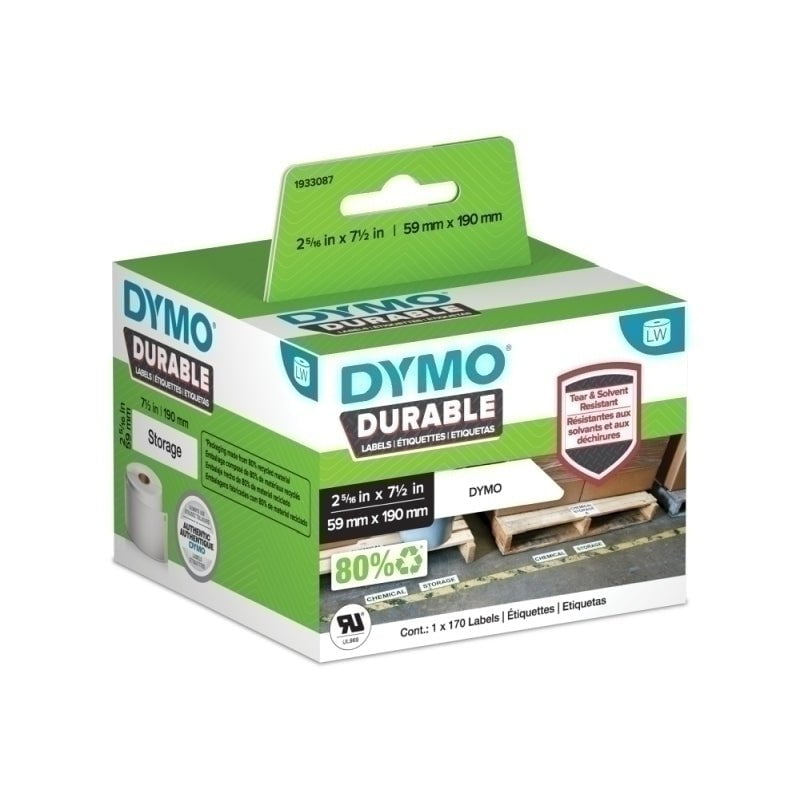 Dymo LabelWriter Durable Industrial Label 59mm x 190mm (1933087) | Dymo ...