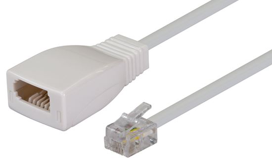 DYNAMIX 0.08m Cable-BT Socket to RJ11 Plug (for Phone to Modem Connect ...
