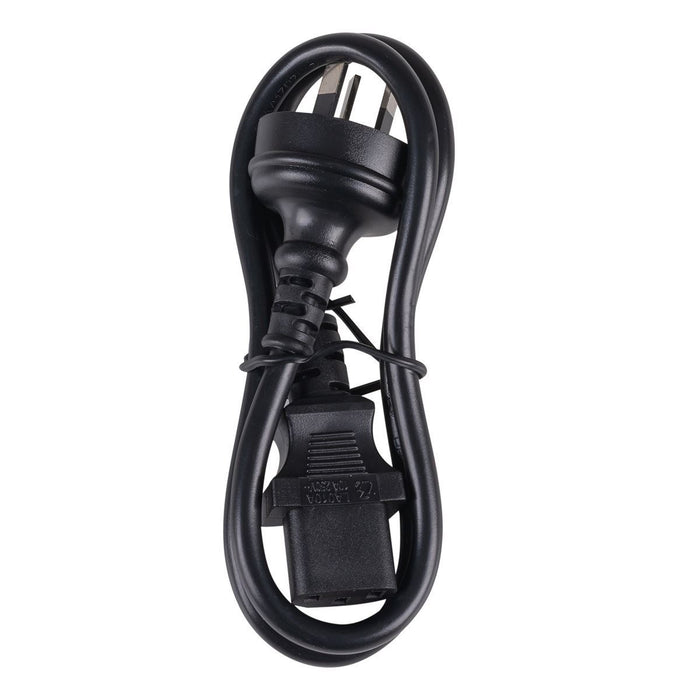 DYNAMIX 0.75M 3-Pin Plug to IEC C13 Female Plug 10A, SAA Approved Powe ...