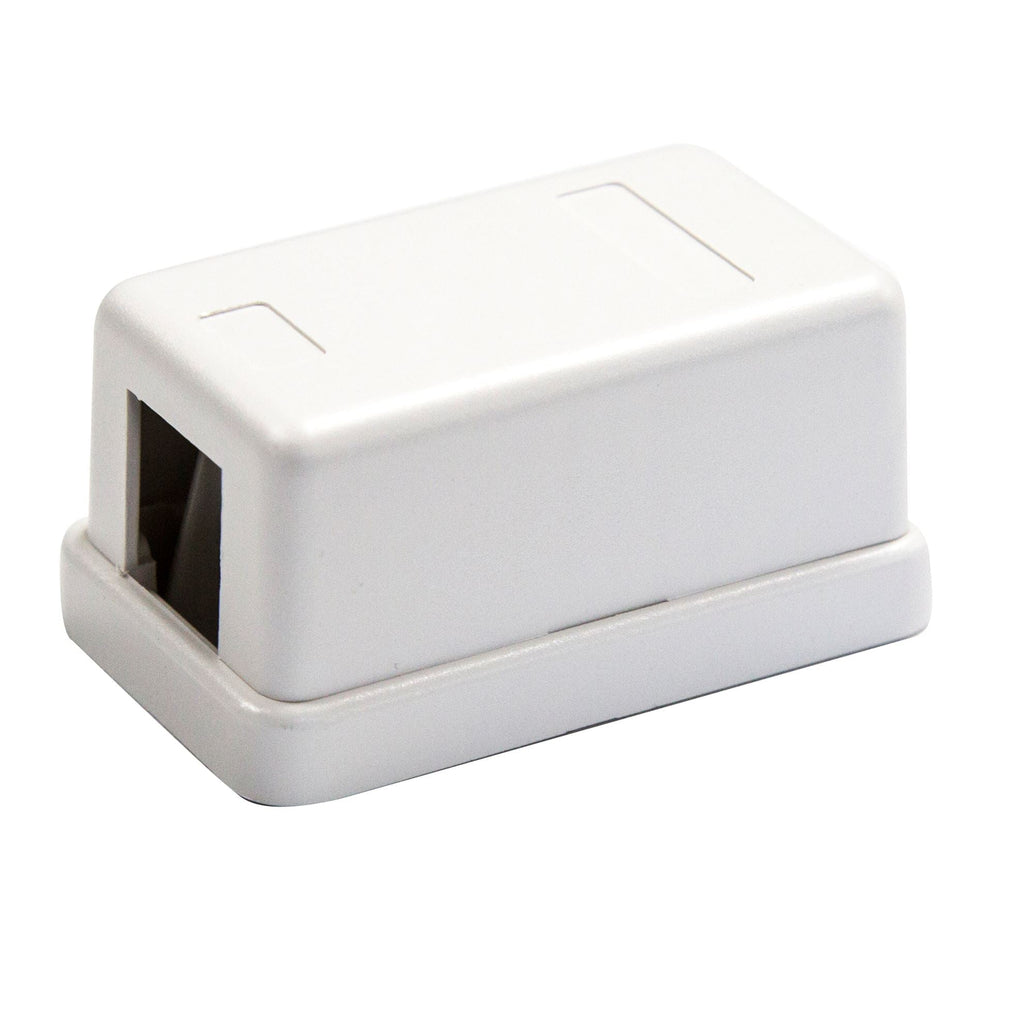 DYNAMIX 1 Port Unloaded Keystone Wall Mount Enclosure Dims: 60x40x30mm ...