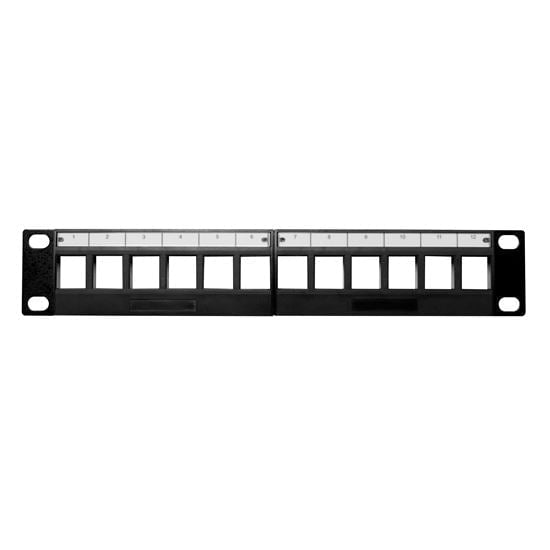 DYNAMIX 10'' 12 Port Unloaded Keystone Panel | Newest Products ...