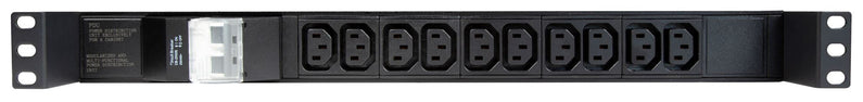 DYNAMIX 10 Outlet Horizontal Power Rail (10A IEC C13) with 6KA C-Curve ...