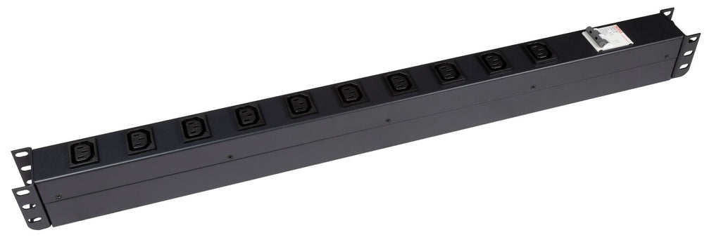 DYNAMIX 10 Outlet Vertical Power Rail (10A IEC C13) with 6KA C-Curve C ...