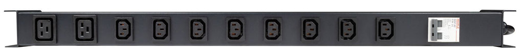 DYNAMIX 10 Outlet Vertical Power Rail (8x 10A IEC C13 & 2x 16A IEC C19 ...