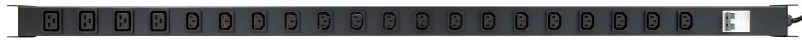 DYNAMIX 20 Outlet Vertical Power Rail (16x 10A IEC C13 & 4x 16A IEC C1 ...