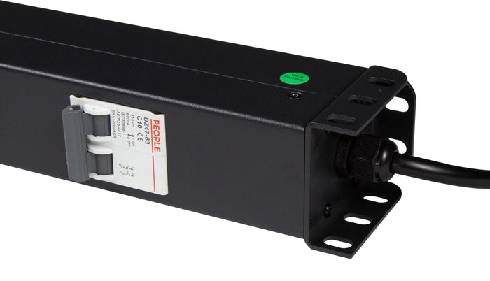 DYNAMIX 20 Outlet Vertical Power Rail (16x 10A IEC C13 & 4x 16A IEC C1 ...