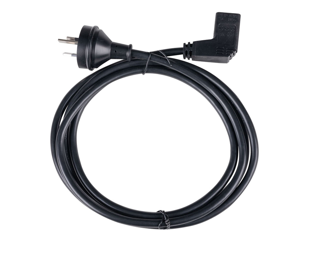 DYNAMIX 2M 3-Pin Plug to Right Angled IEC C13 Female Connector 10A SAA ...