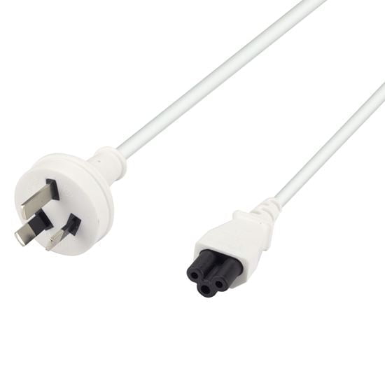 DYNAMIX 2M 3-Pin to C5 Clover Shaped Female Connector 7.5A. SAA approv ...