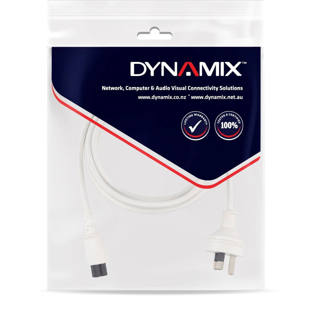 DYNAMIX 2M 3-Pin to C5 Clover Shaped Female Connector 7.5A. SAA approv ...
