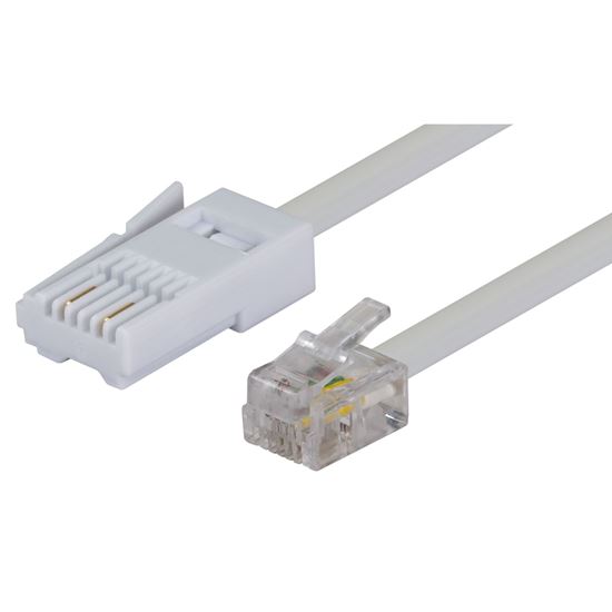 DYNAMIX 2m BT to RJ11 Cable (For Modem to Phone Line Connection ...