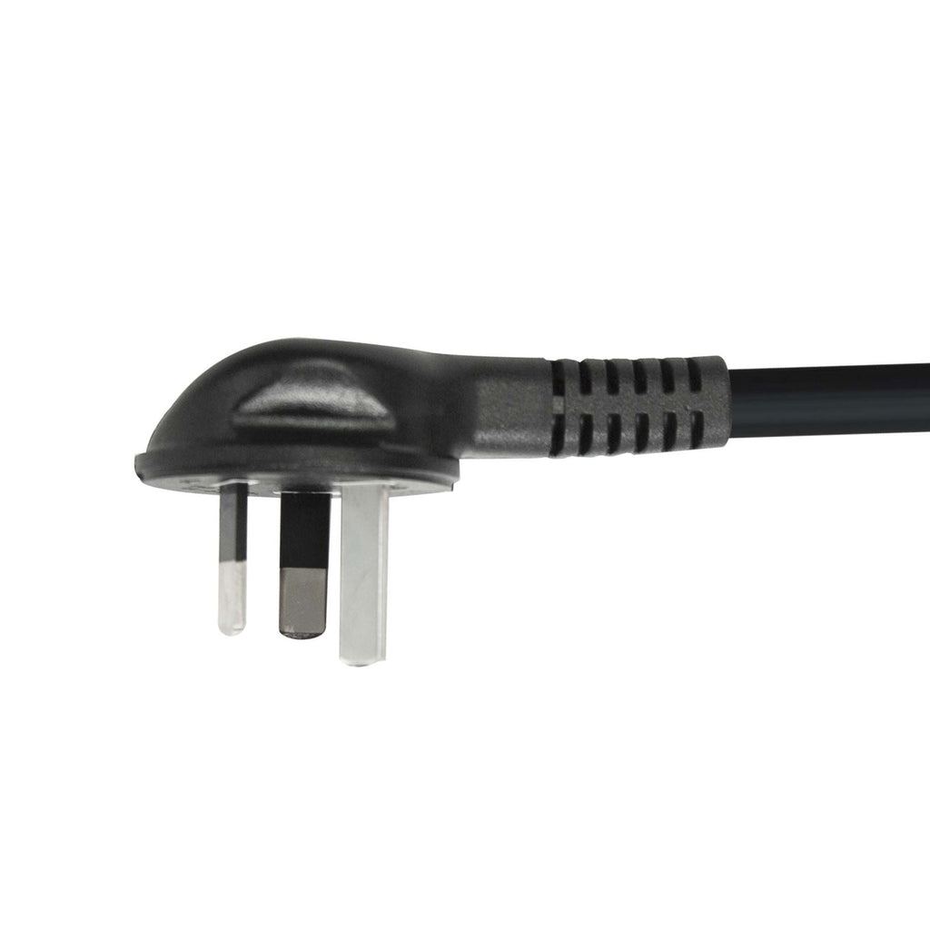 DYNAMIX 2M Flat Head 3-Pin to C13 Female Connector 7.5A SAA Approved P ...