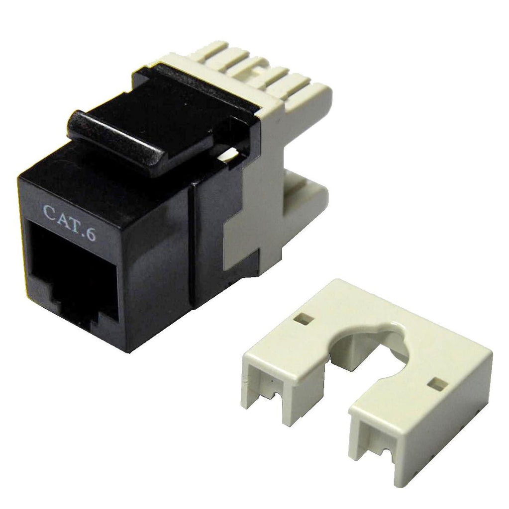 DYNAMIX Cat6 Keystone RJ45 Jack for 110 Face Plate . T568A/T568B Wirin ...