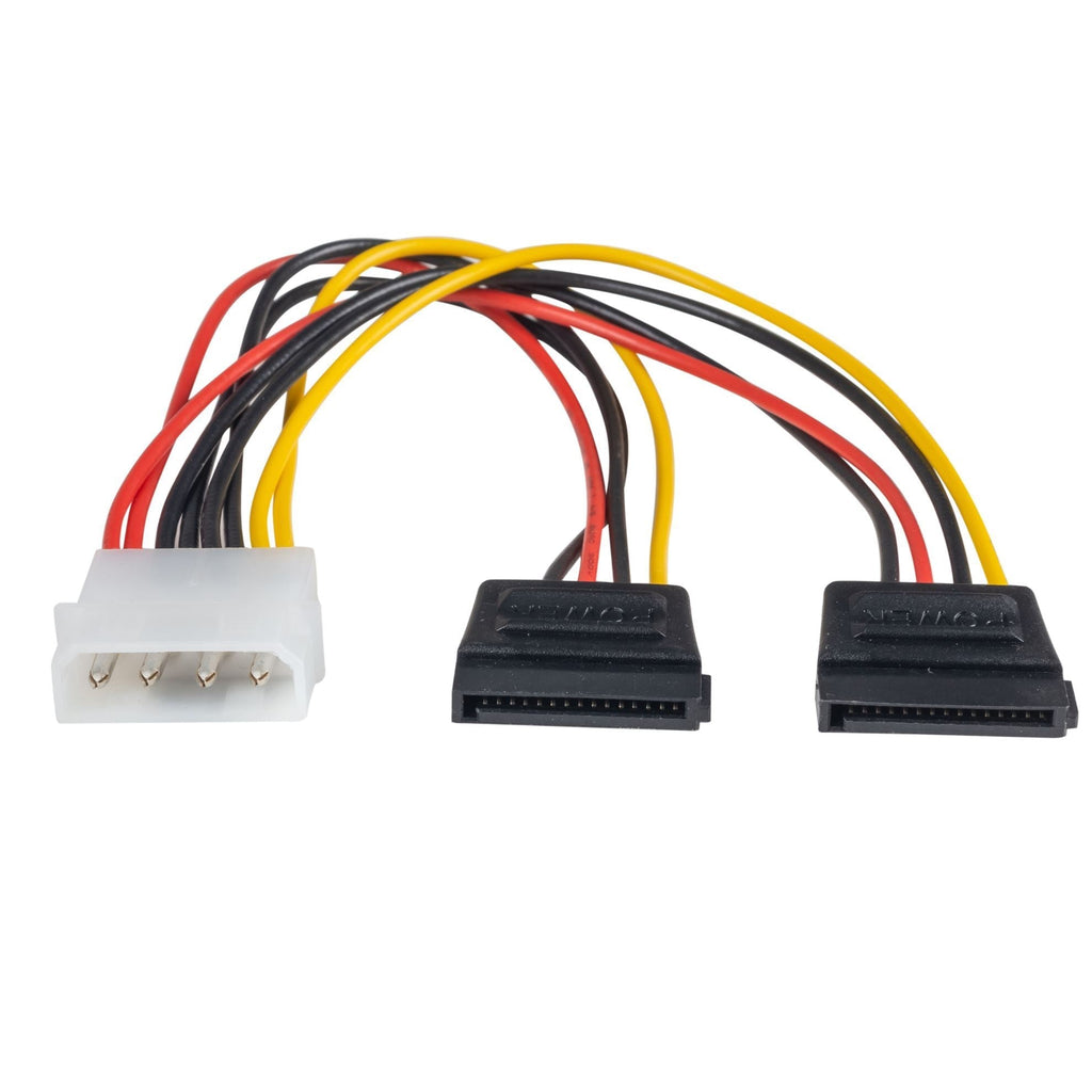 DYNAMIX Dual Port Serial ATA Power Splitter Cable, Converts standard 5 ...