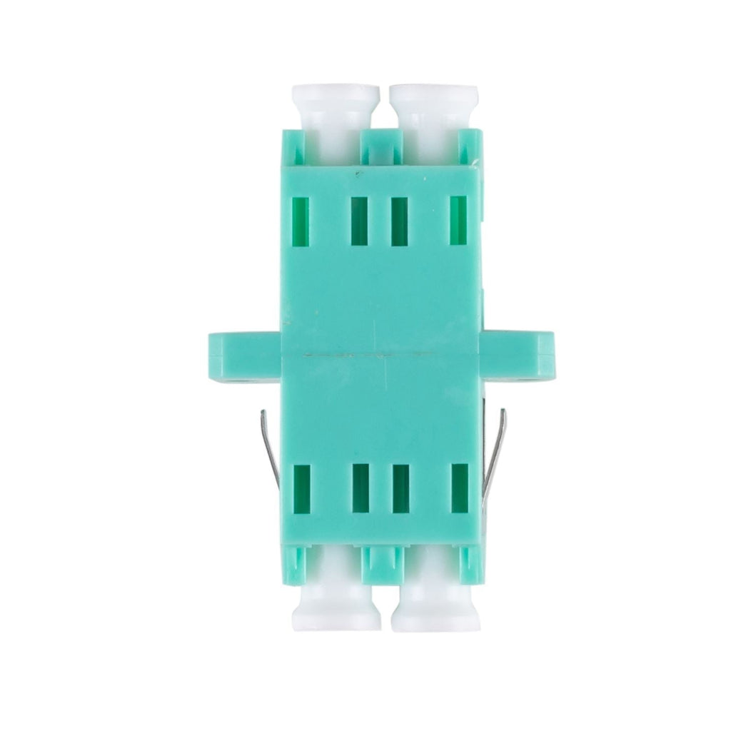 DYNAMIX Fibre LC/LC Duplex Multi- Mode Joiner, PhBr sleeve, Aqua colou ...