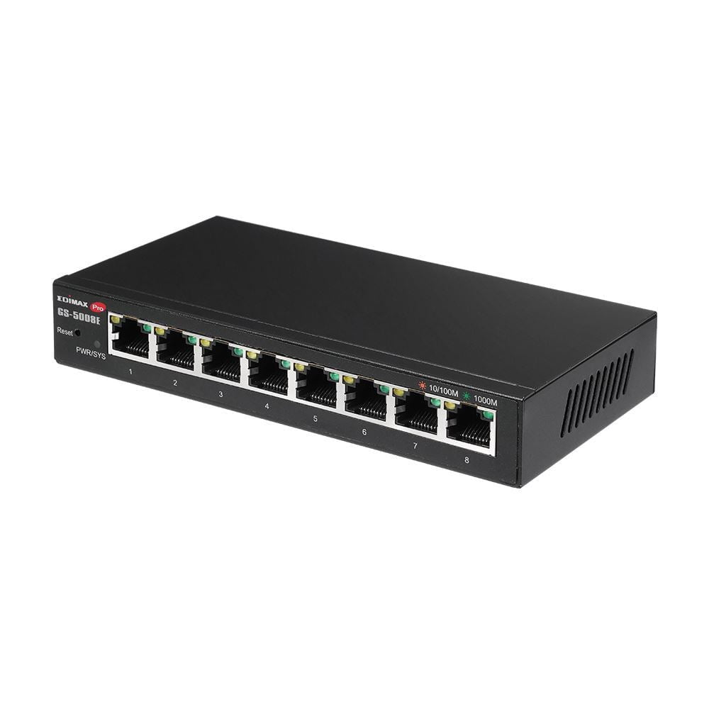 EDIMAX 8-Port Gigabit Ethernet Web Smart Switch. Supports VLAN, ICMP S ...