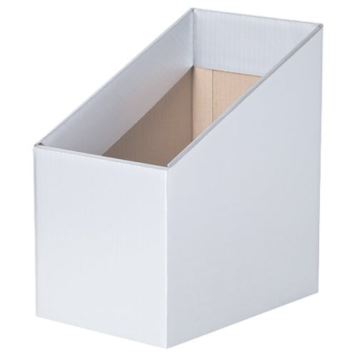 Elizabeth Richards Book Box - Pack of 5 - White | Containers & Storage ...