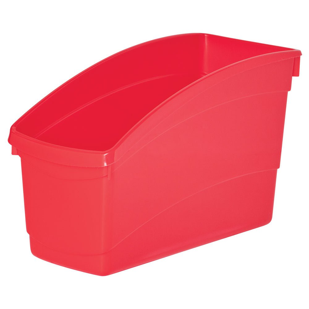 Elizabeth Richards Plastic Book and Storage Tub Red | Containers ...